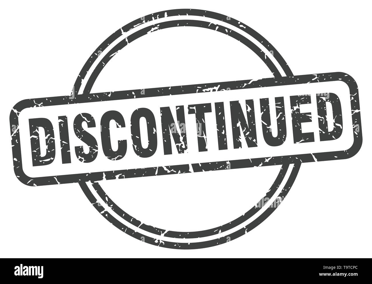 discontinued vintage stamp. discontinued sign Stock Vector Image & Art ...