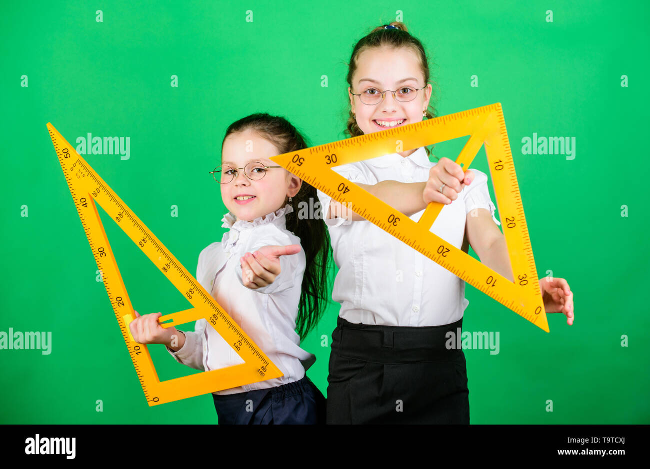 Geometry favorite subject. Education and school concept. School ...