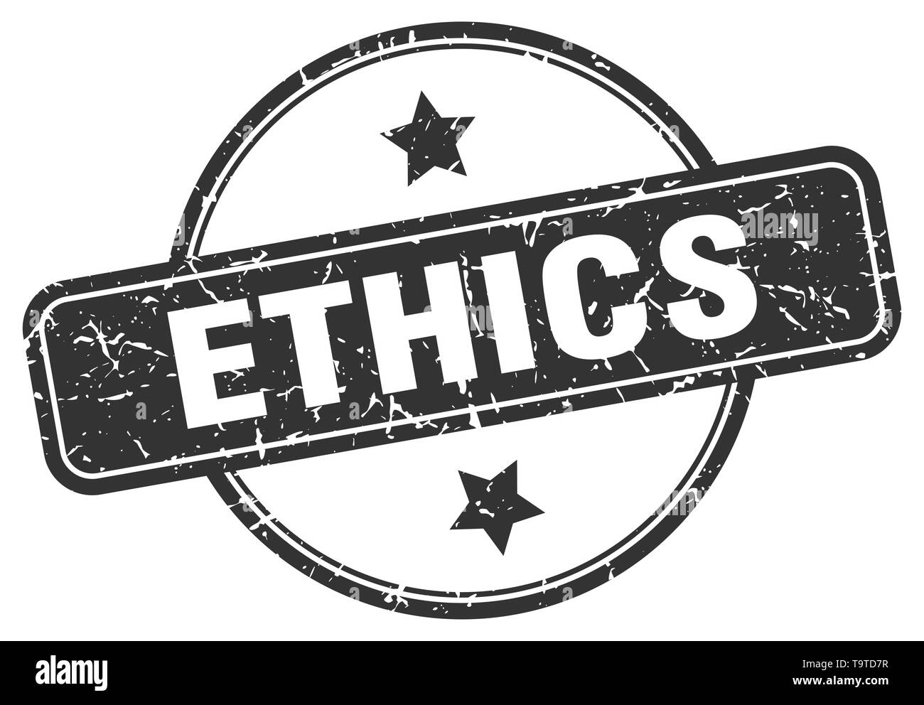 Ethics stamp Black and White Stock Photos & Images - Alamy