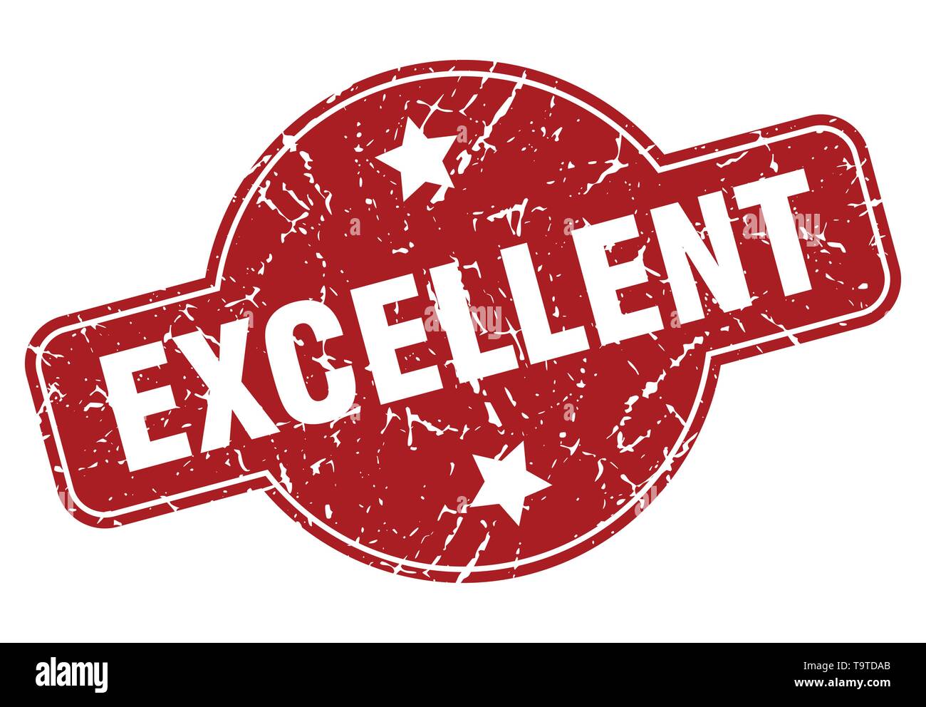 excellent vintage stamp. excellent sign Stock Vector Image & Art - Alamy
