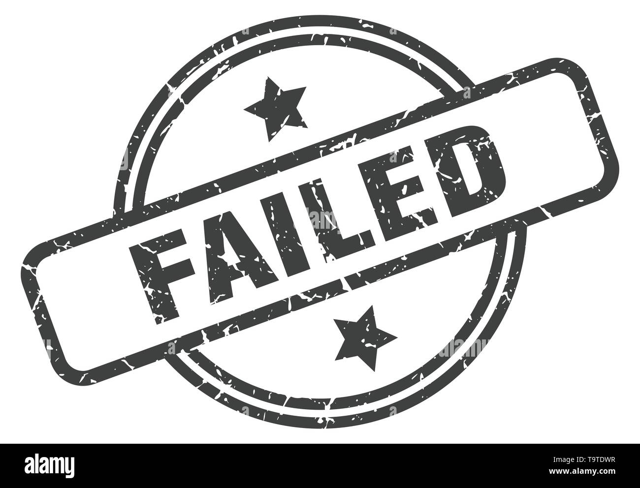 failed stamp isolated on white Stock Vector Image & Art - Alamy
