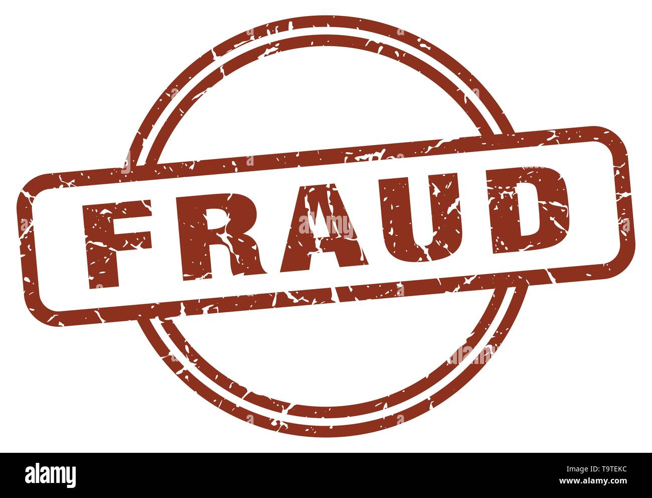 fraud stamp isolated on white Stock Vector Image & Art - Alamy