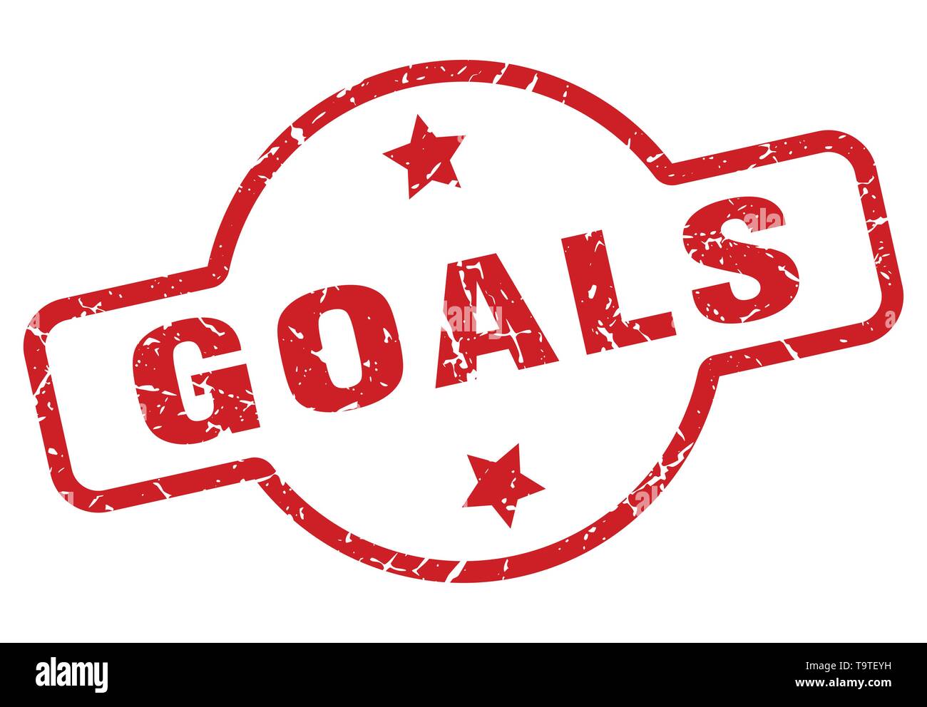 goals stamp isolated on white Stock Vector Image & Art - Alamy