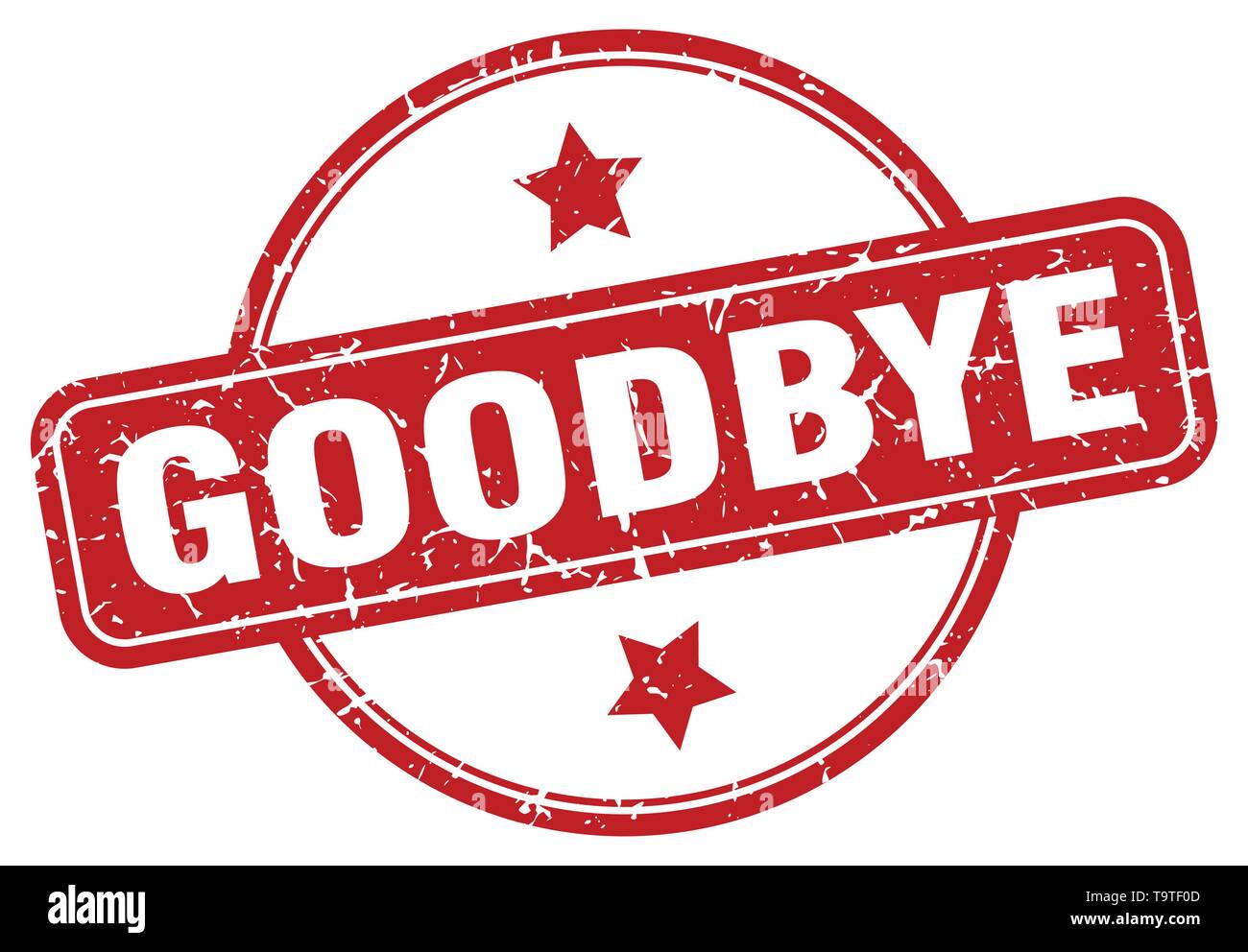 Goodbye seal Stock Vector Images - Alamy