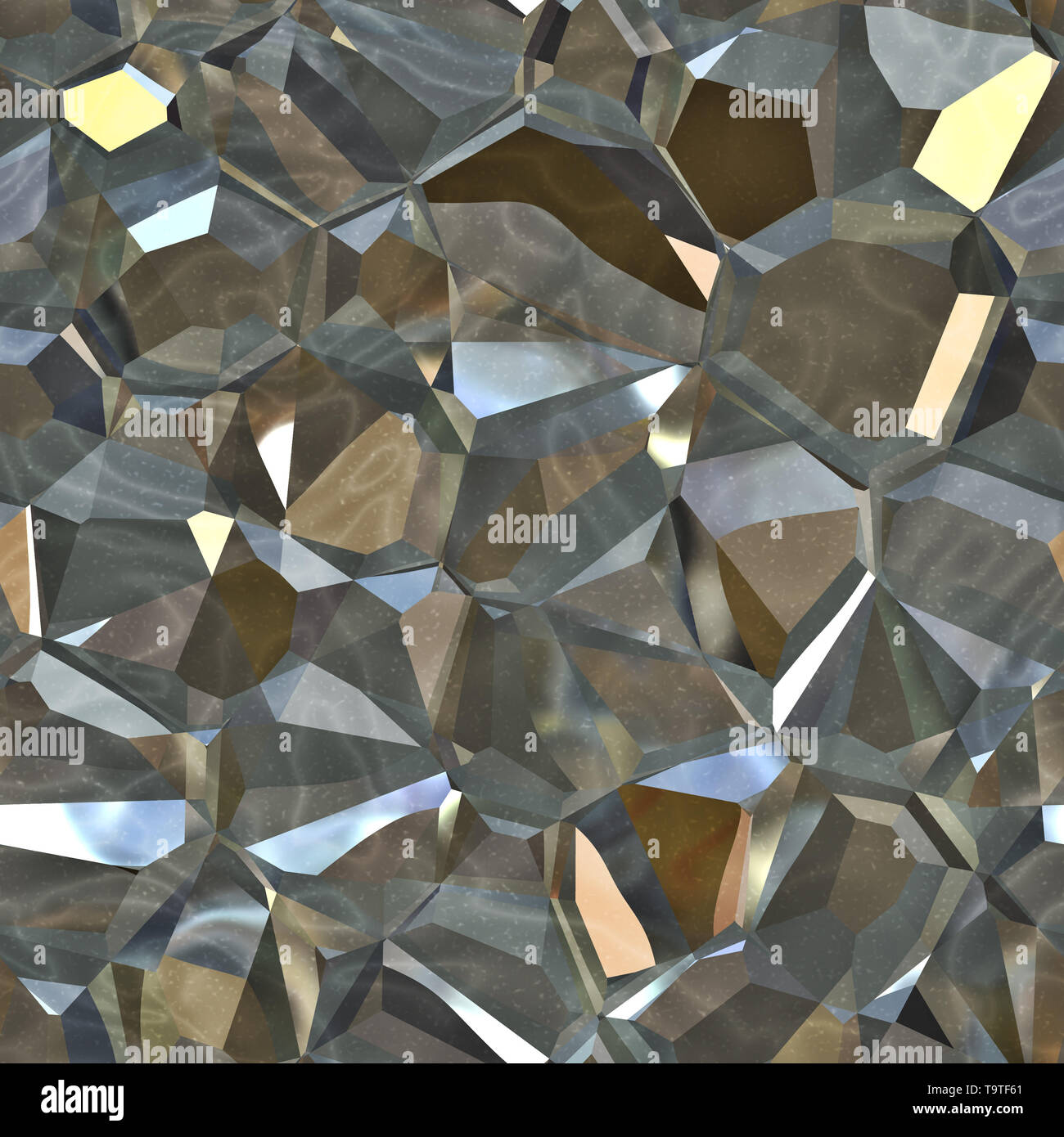 Crystals Seamless Texture Tile Stock Photo - Alamy