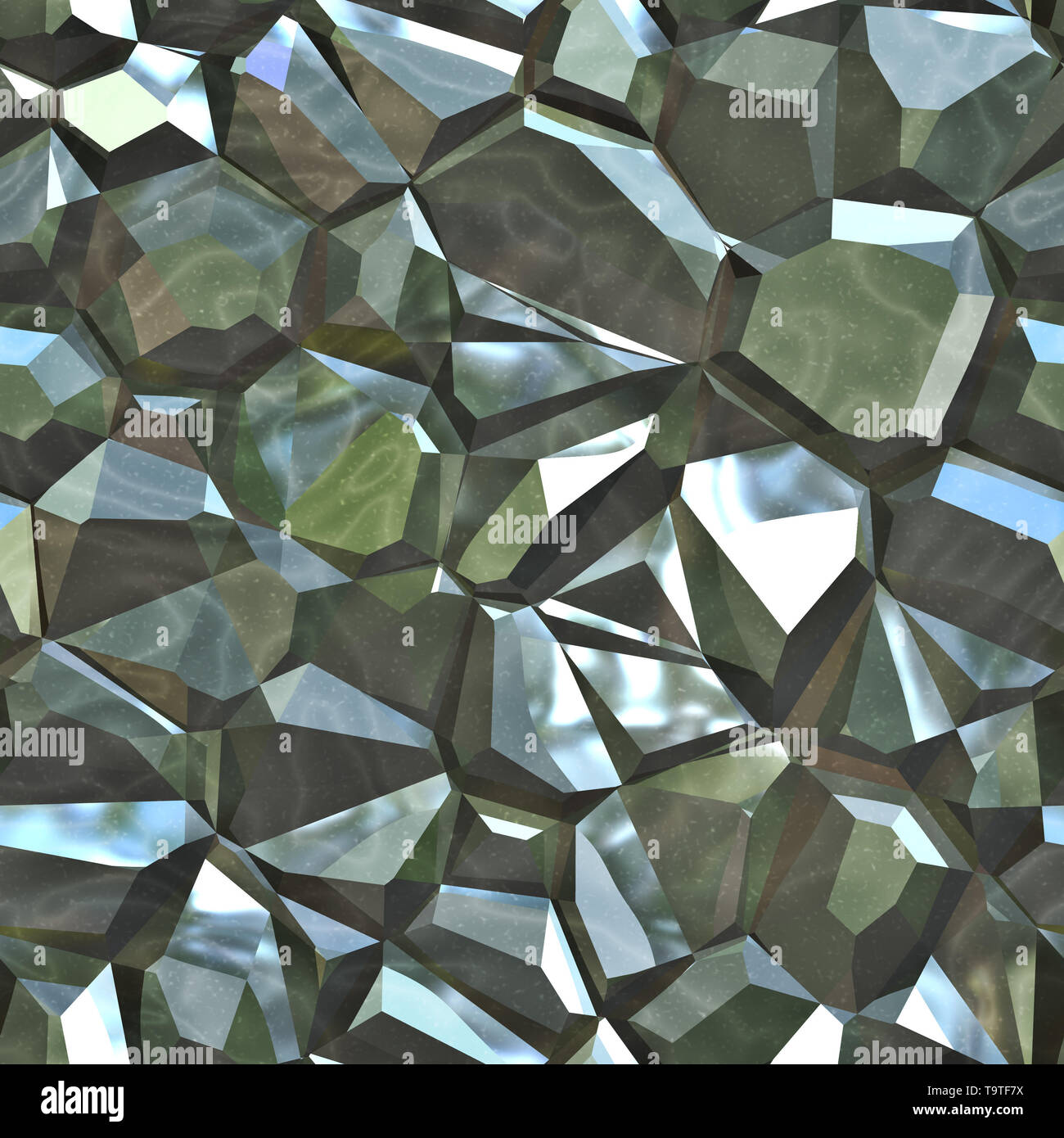 Crystals Seamless Texture Tile Stock Photo - Alamy