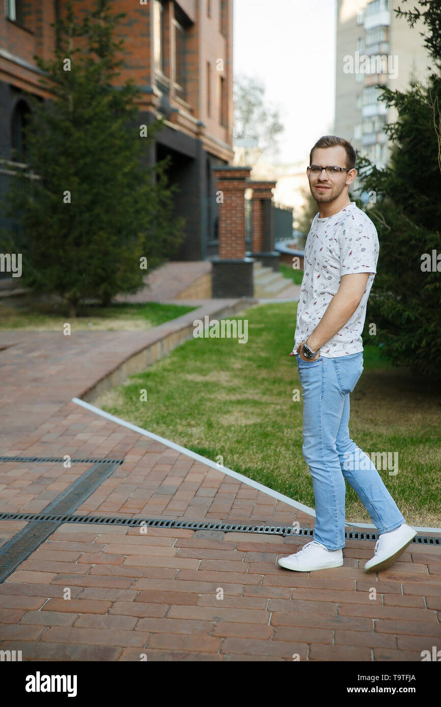 Beautiful young man bristles hi-res stock photography and images - Alamy
