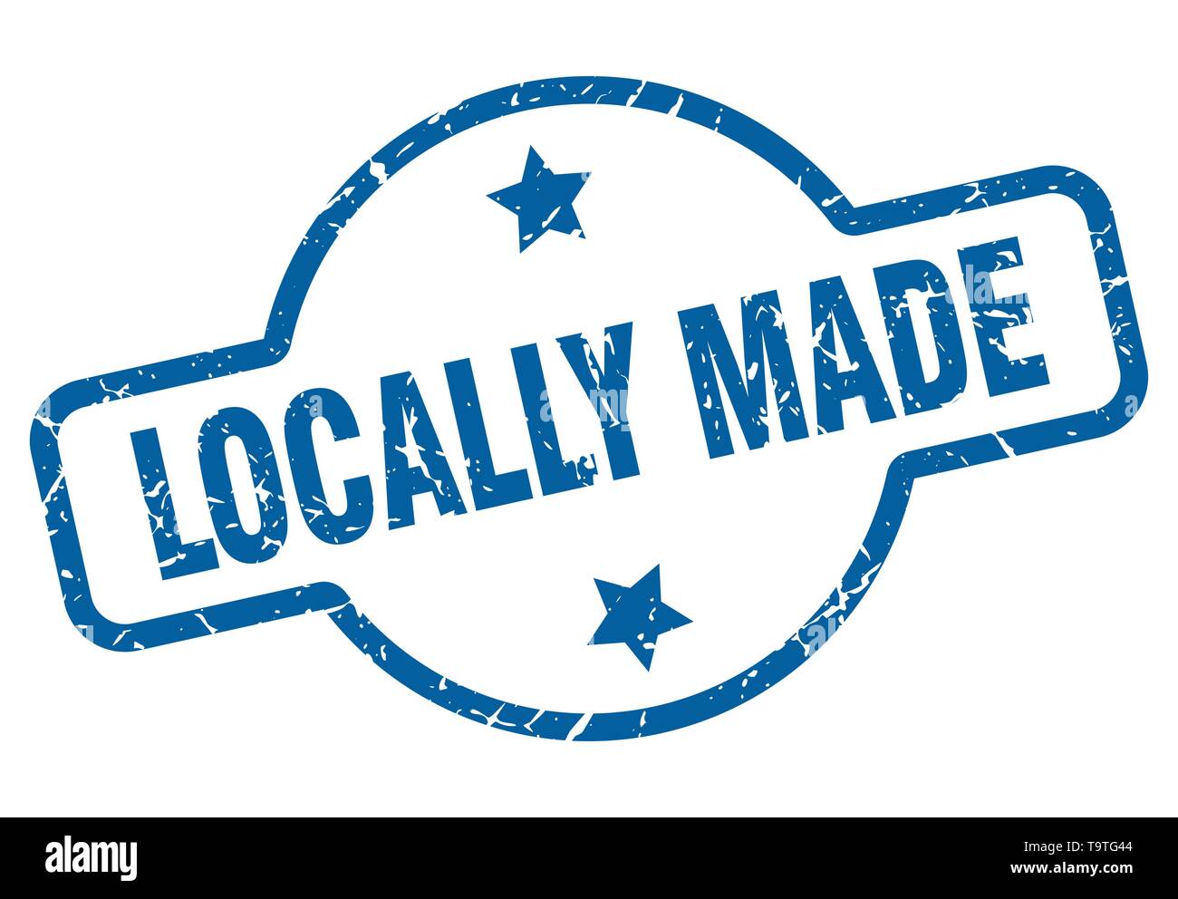 locally made vintage stamp. locally made sign Stock Vector Image & Art ...
