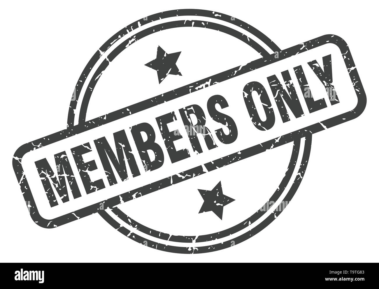 members only stamp isolated on white Stock Vector Image & Art - Alamy