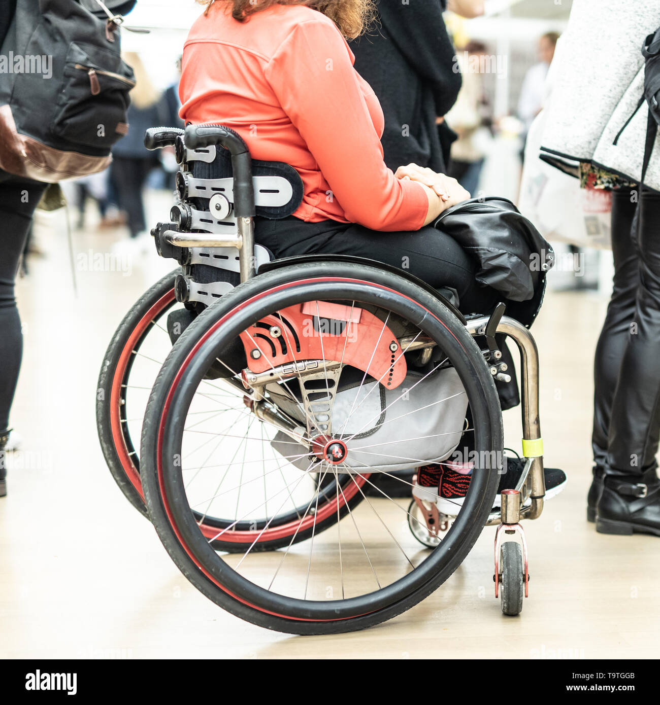 People Wheelchair Crowd High Resolution Stock Photography and Images ...