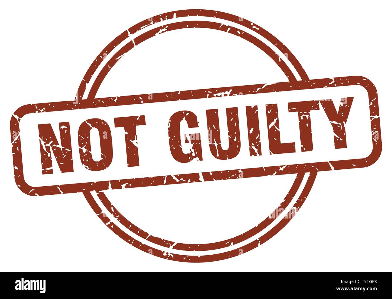 Not guilty Stock Vector Images - Alamy
