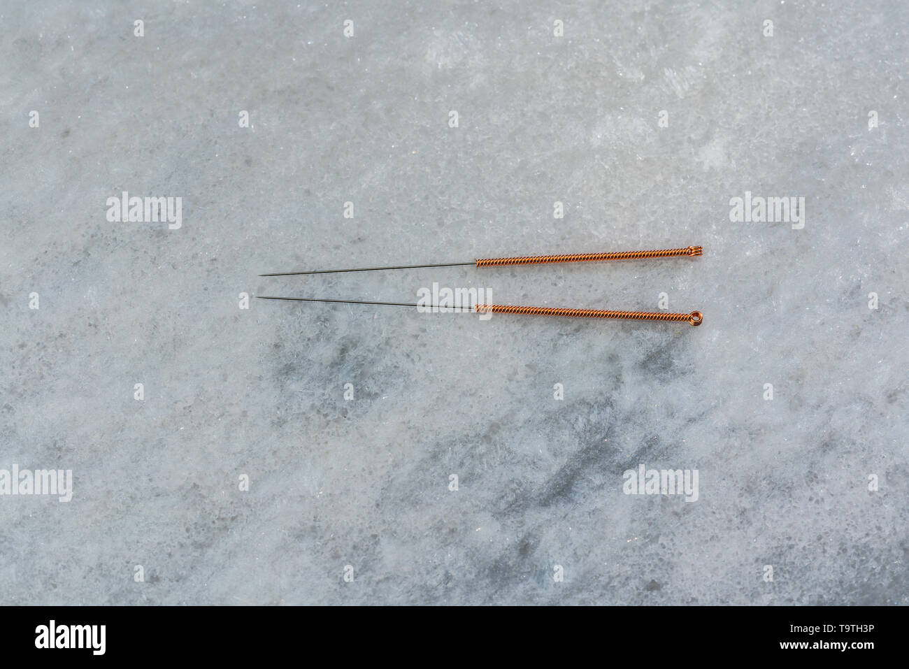 Traditional copper handle acupuncture needles for acupuncture and dry ...