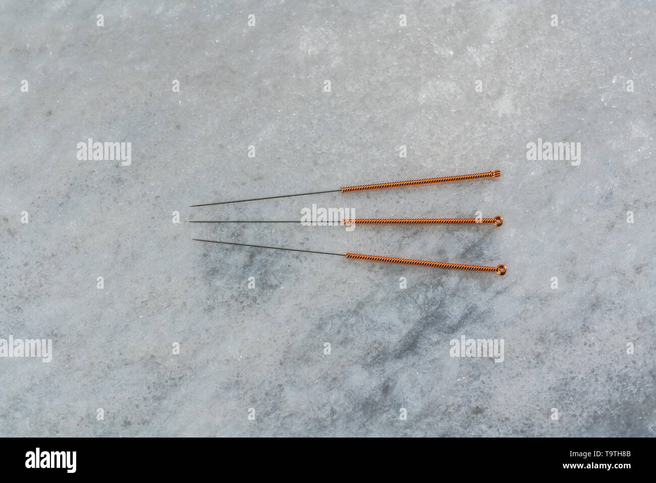 Traditional copper handle acupuncture needles for acupuncture and dry ...
