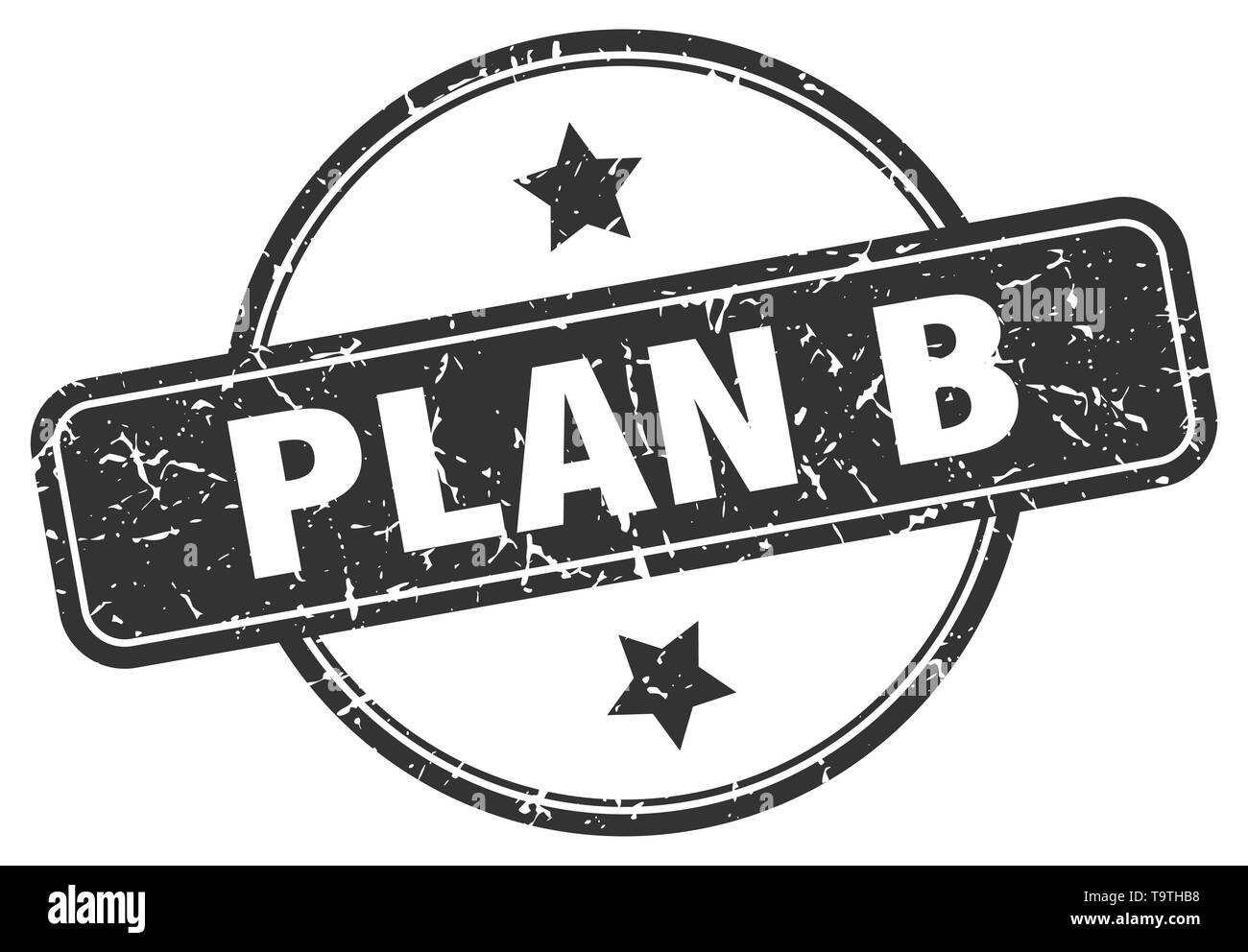 plan b round vintage grunge stamp Stock Vector Image & Art - Alamy