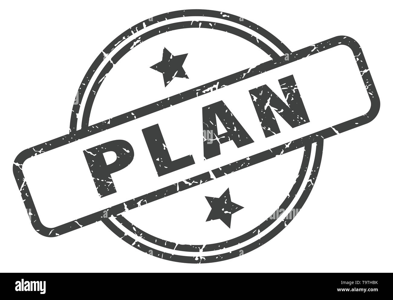 plan stamp isolated on white Stock Vector Image & Art - Alamy
