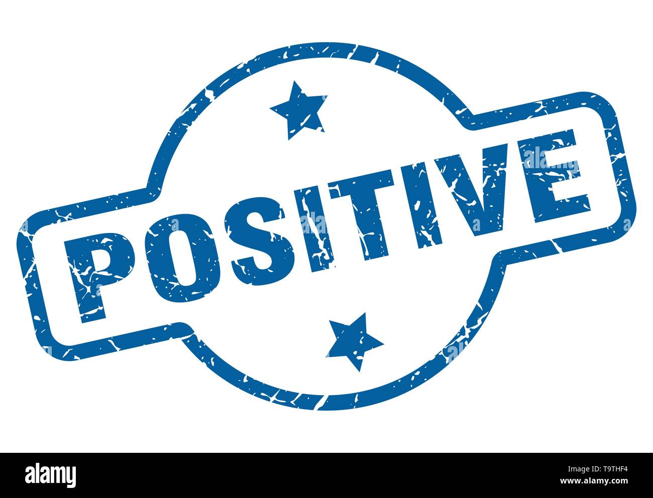 positive vintage stamp. positive sign Stock Vector Image & Art - Alamy