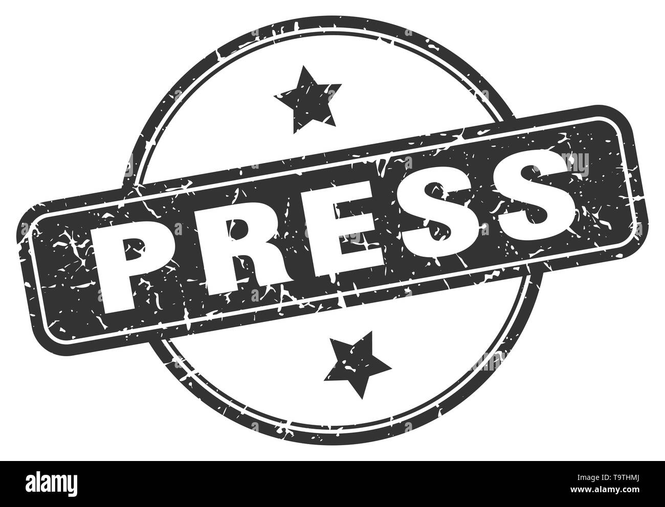 press round vintage grunge stamp Stock Vector Image & Art - Alamy