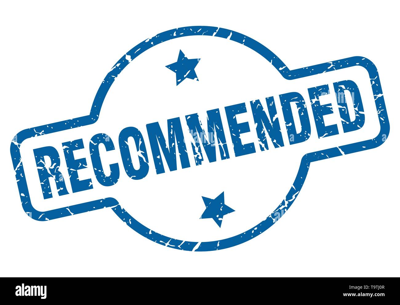 recommended vintage stamp. recommended sign Stock Vector Image & Art ...