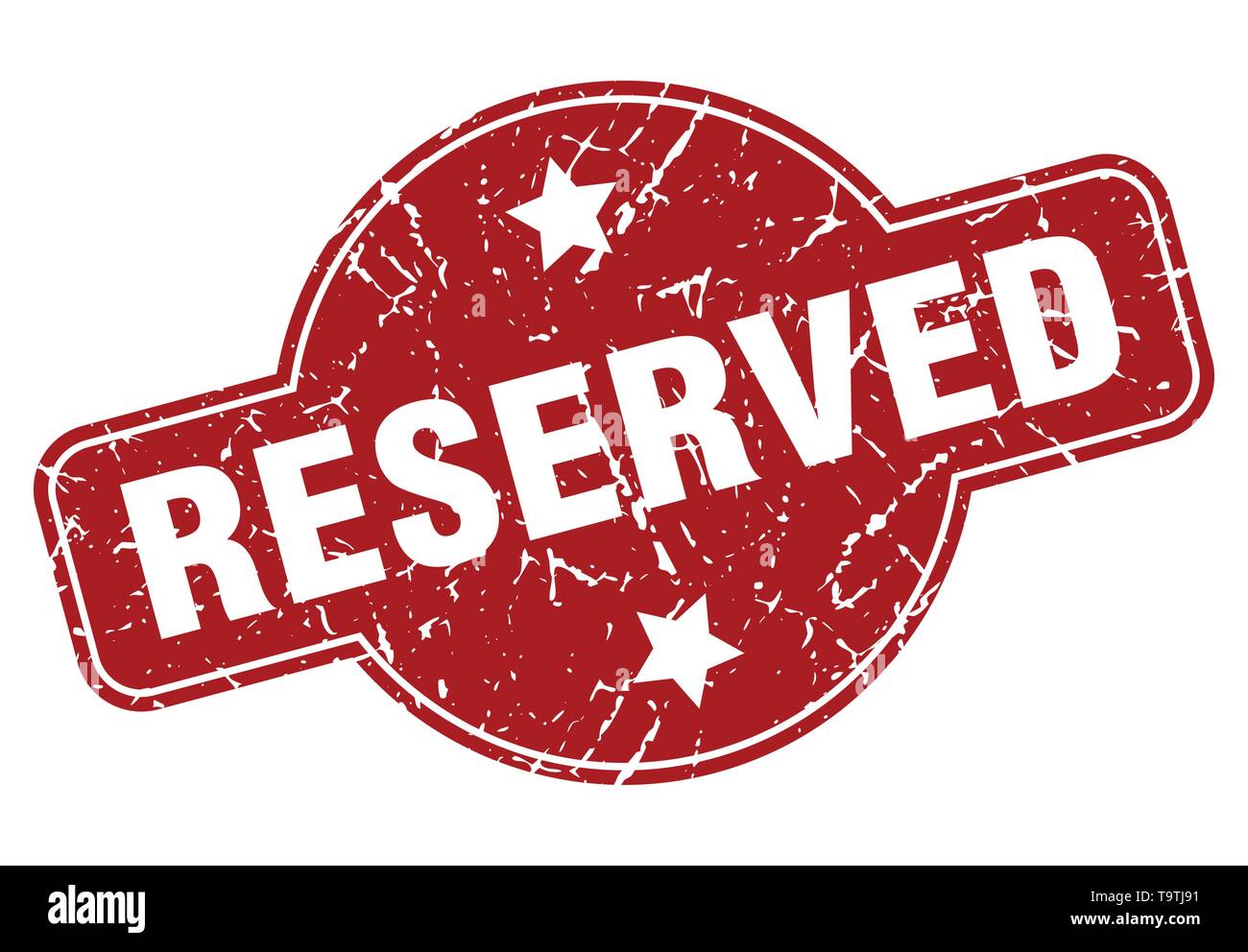 reserved vintage stamp. reserved sign Stock Vector Image & Art - Alamy