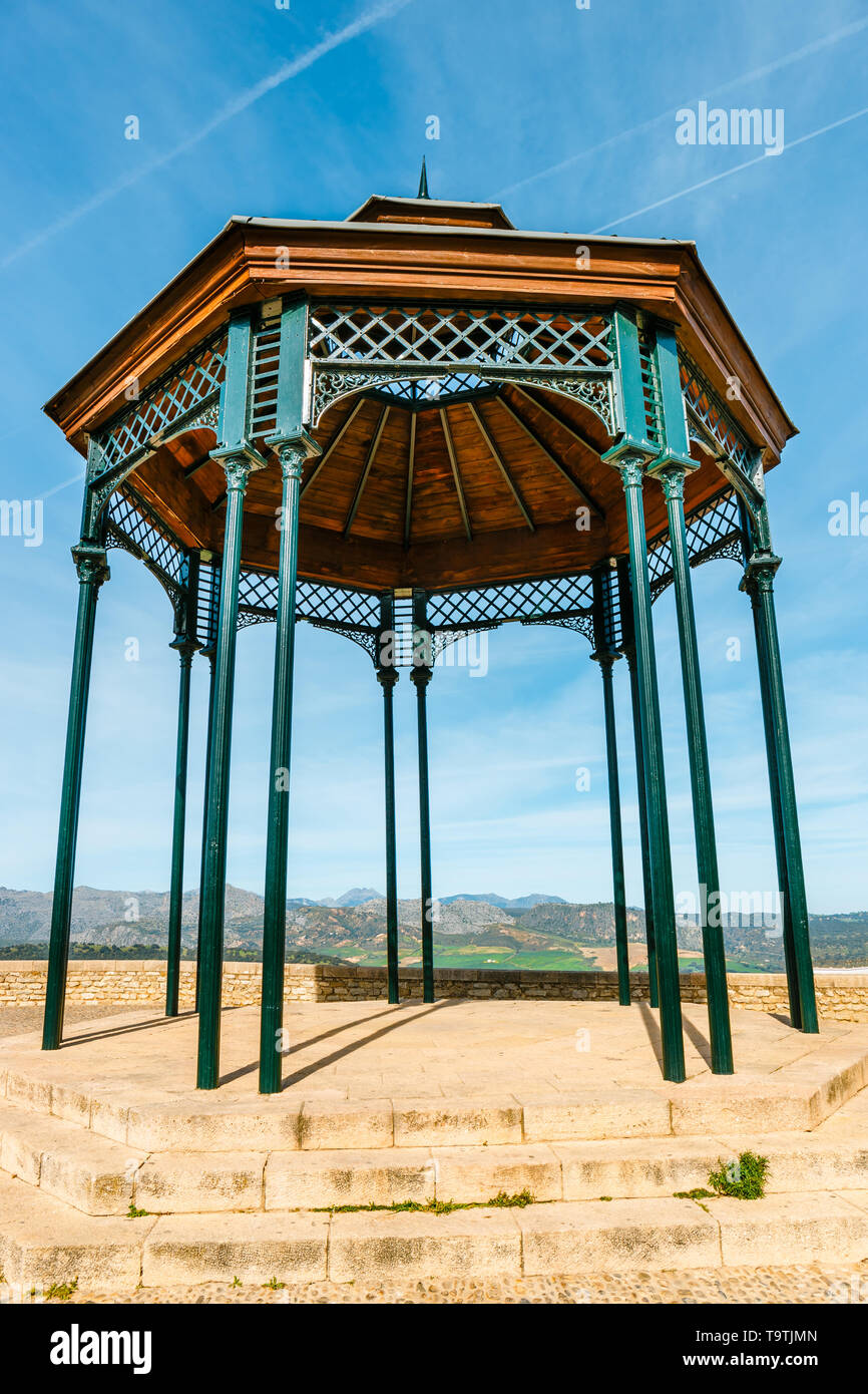 Balcon del Conio, Famous viewpoint in Ronda, Spain Stock Photo - Alamy