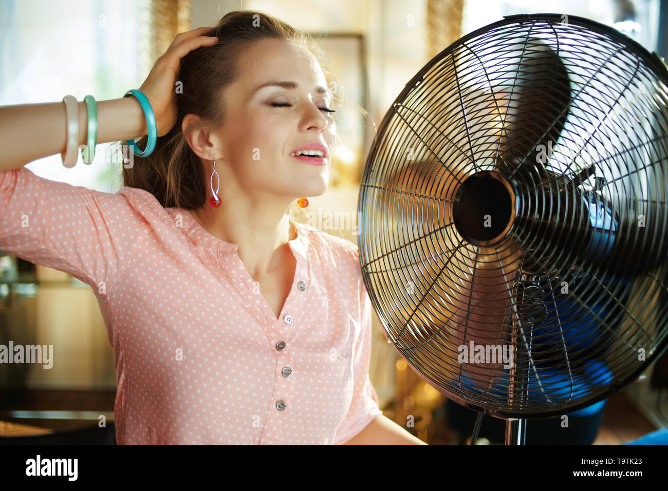 Inside room windmill hi-res stock photography and images - Alamy