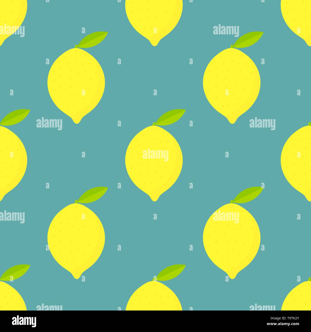 Lemon seamless pattern. Vector illustration Stock Vector Image & Art ...