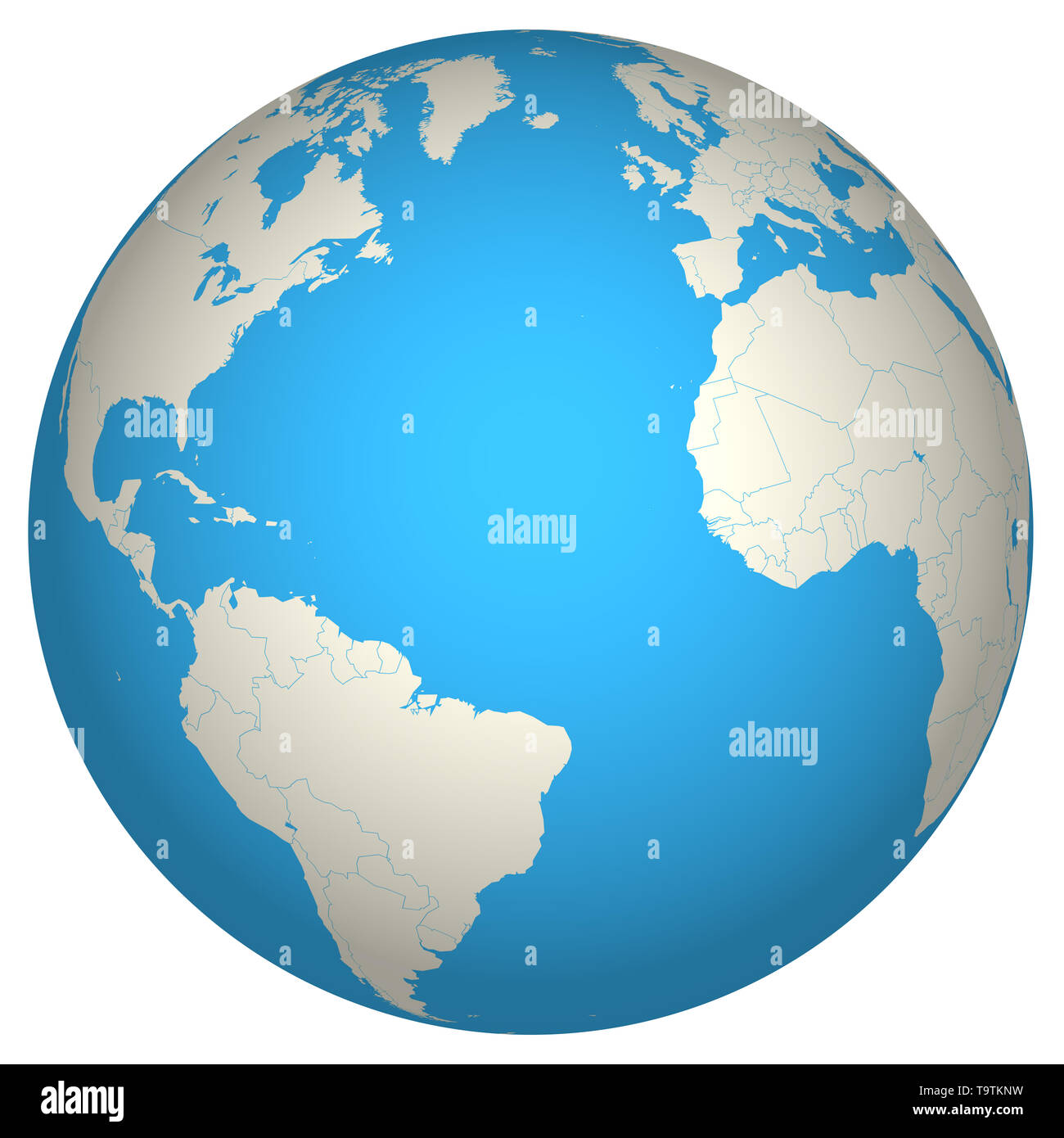 Travel destinations globe Cut Out Stock Images & Pictures - Alamy