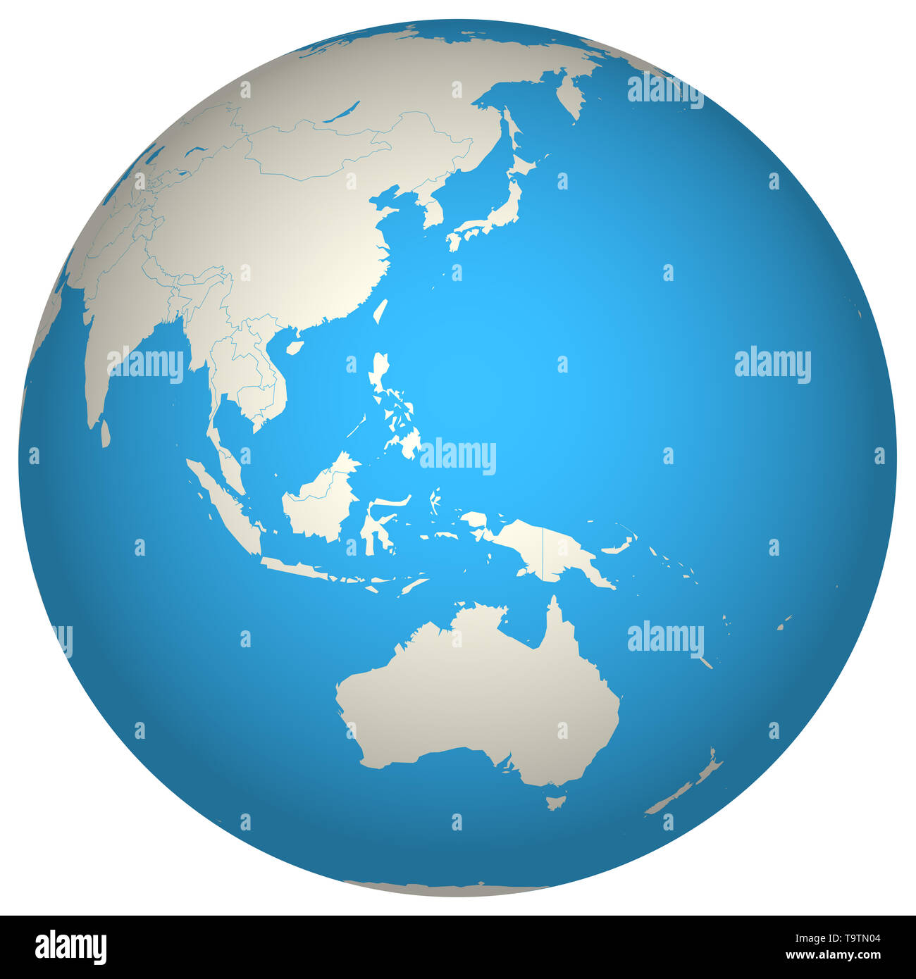 Physical map of new zealand hi-res stock photography and images - Alamy