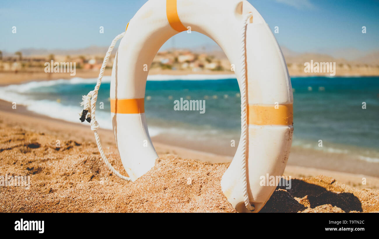 Plastic life saving ring hi-res stock photography and images - Alamy
