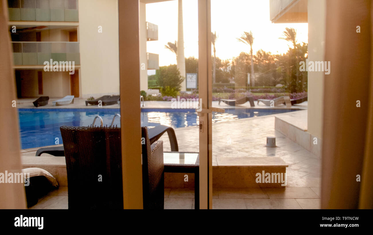 Exterior view luxury villa inside hi-res stock photography and images ...