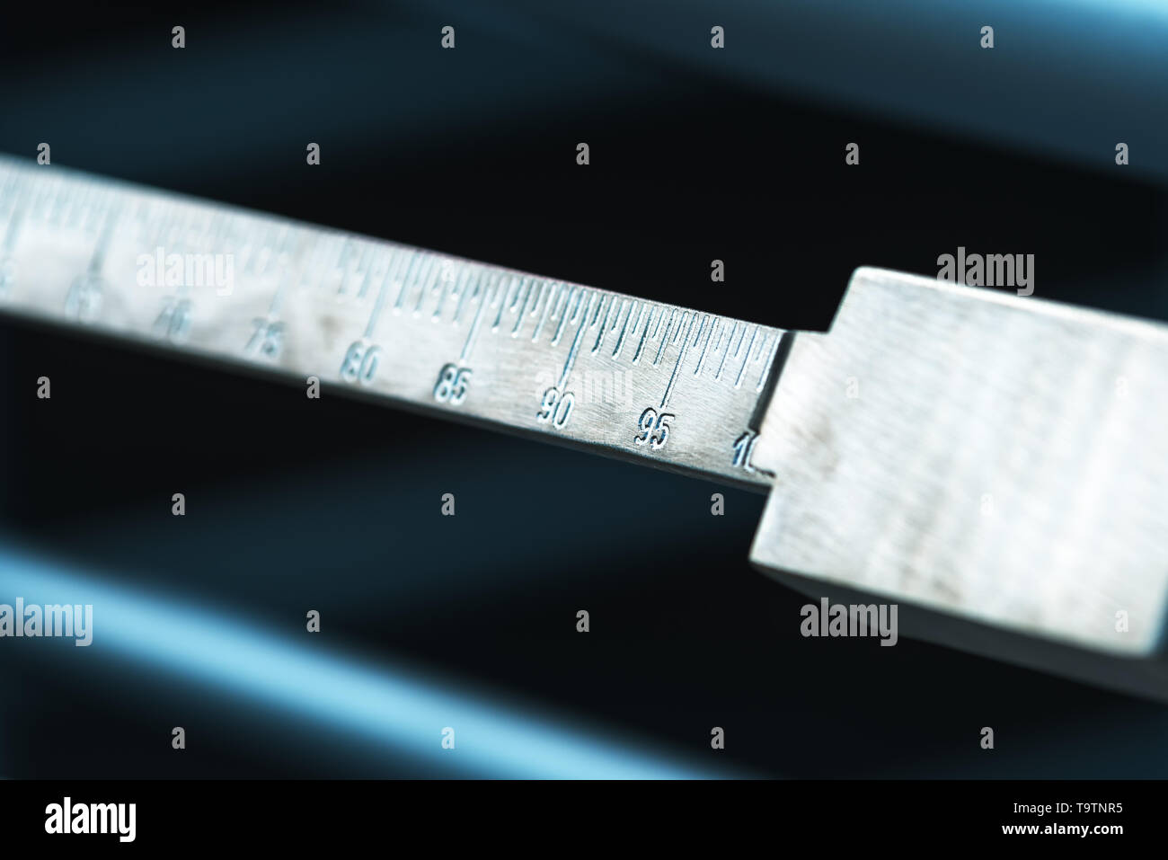 Industrial weigh scale detail, instrument for measuring weight Stock ...