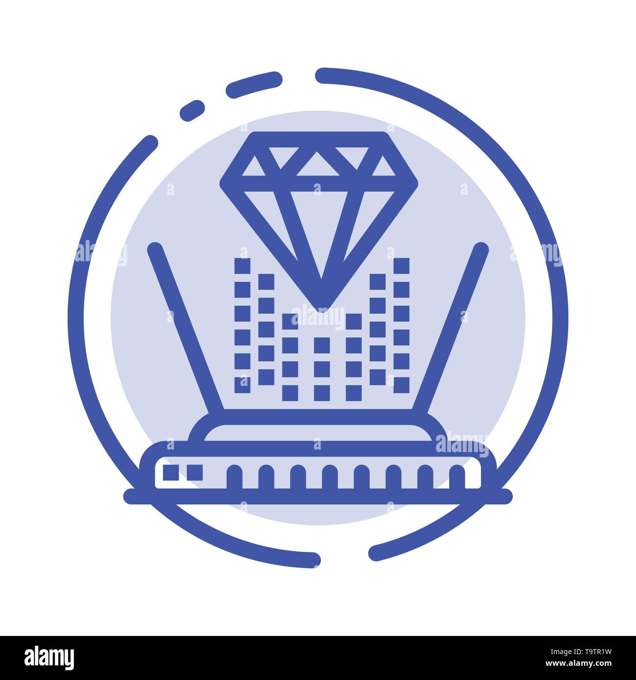 The diamond vision screen Stock Vector Images - Alamy