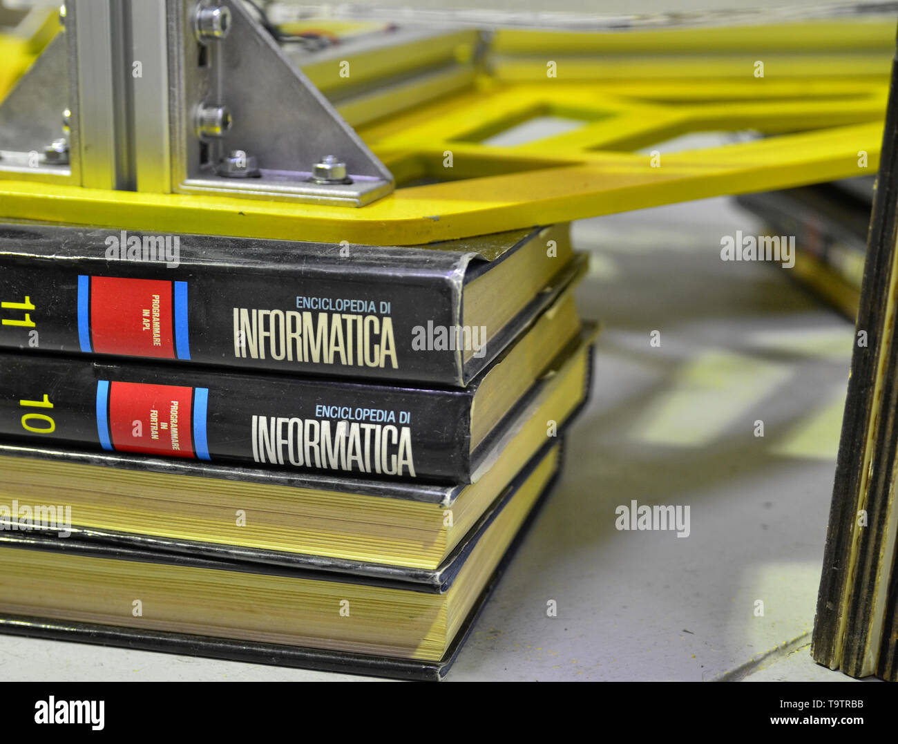 Turin, Piedmont, Italy. 3 June 2018. At the Fablab in Turin a demo with ...