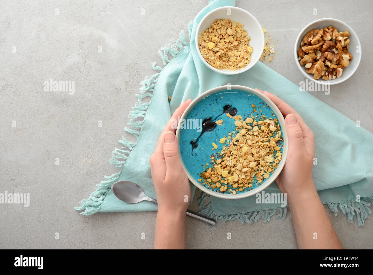 Woman eating ready made snack hi-res stock photography and images - Alamy