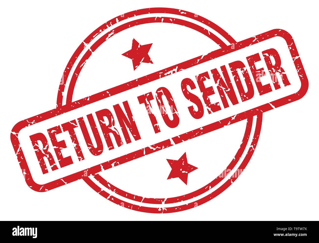 Return to sender Stock Vector Images - Alamy