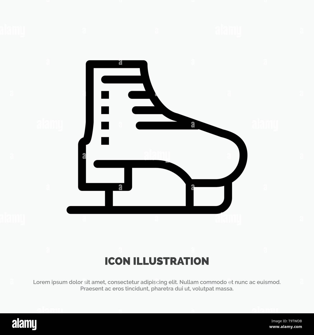 Skating rink sign Stock Vector Images - Alamy