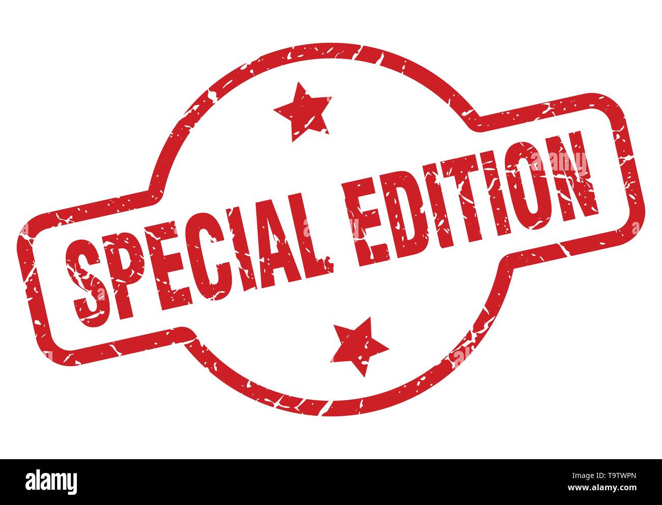 special edition stamp isolated on white Stock Vector Image & Art - Alamy