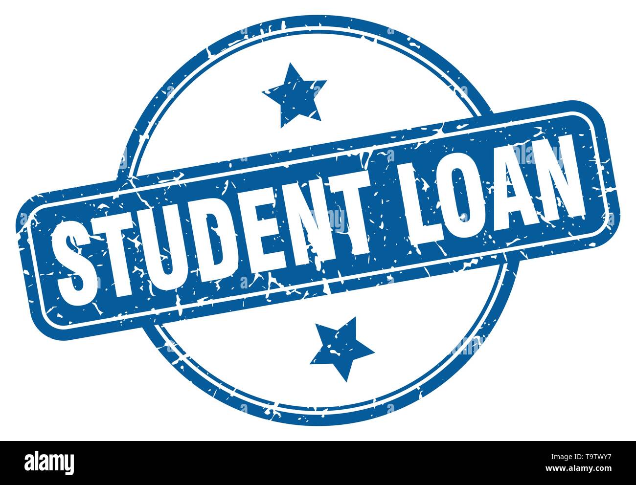 student loan round grunge isolated stamp Stock Vector Image & Art - Alamy