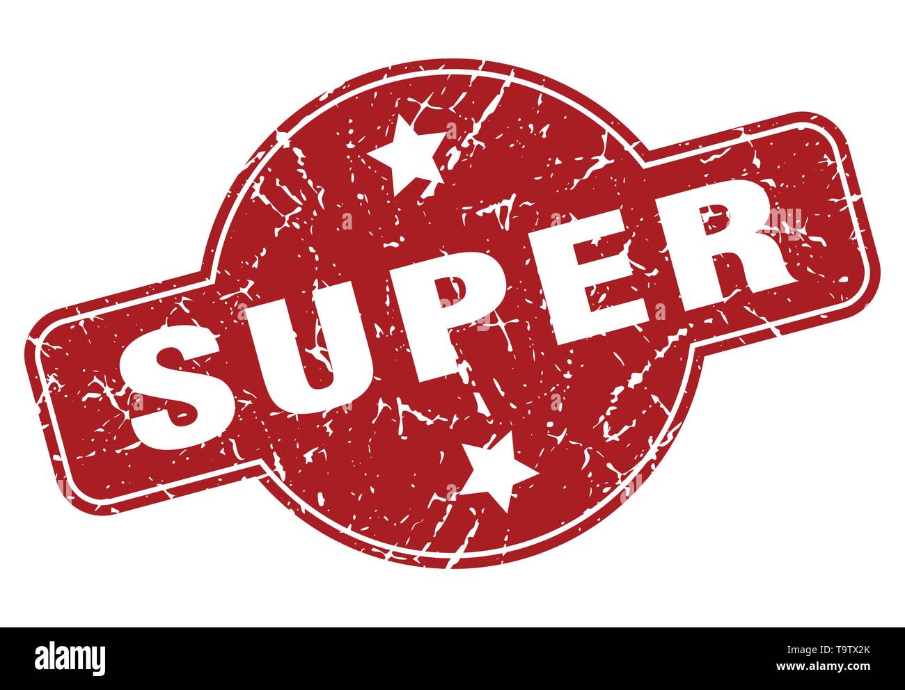 super vintage stamp. super sign Stock Vector Image & Art - Alamy