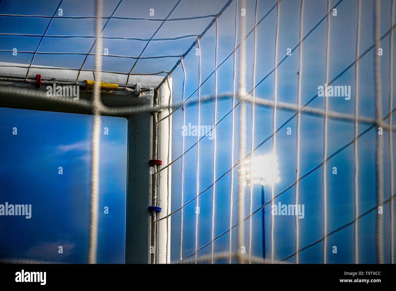 Light on the pitch Stock Photo - Alamy