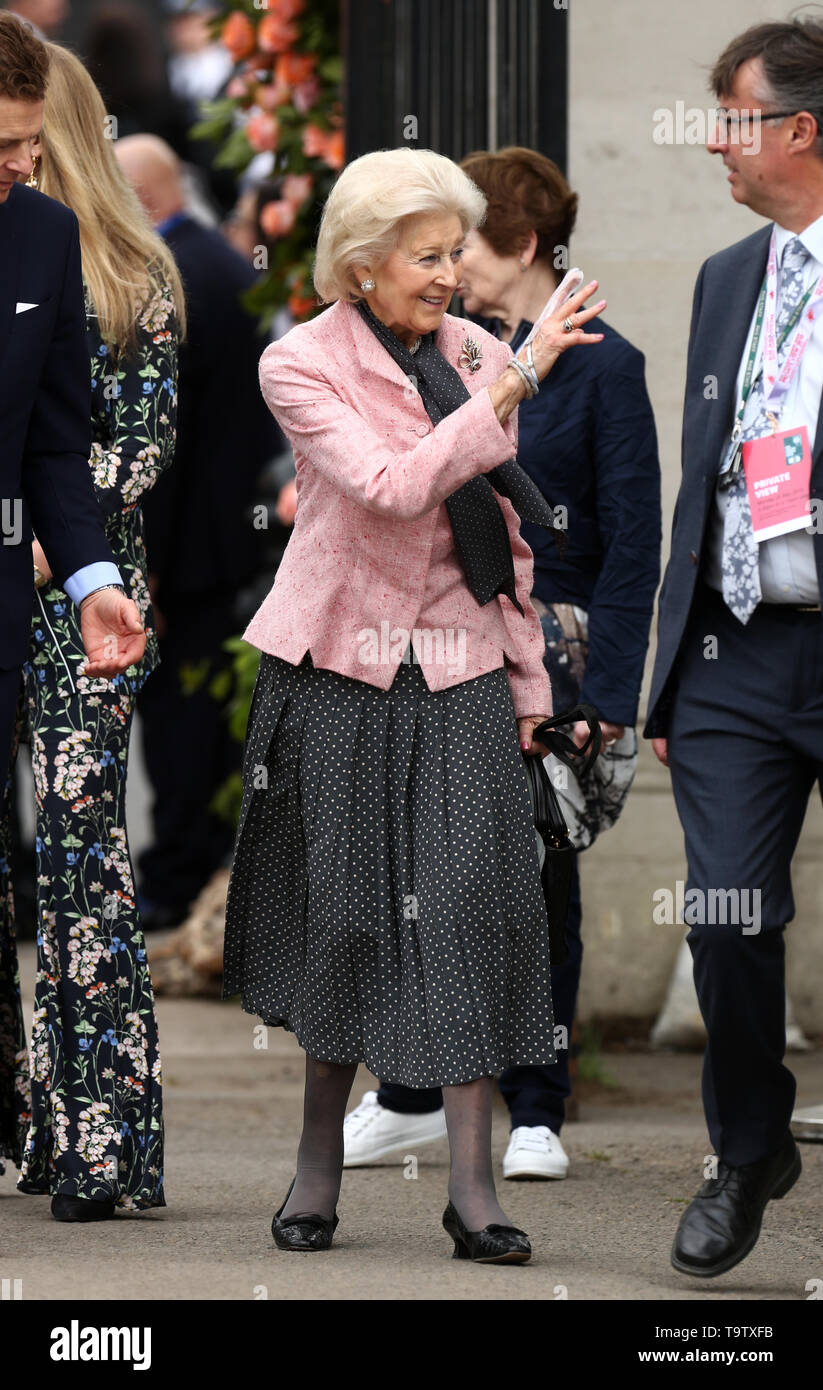 Princess Alexandra arrives at the RHS Chelsea Flower Show at the Royal ...