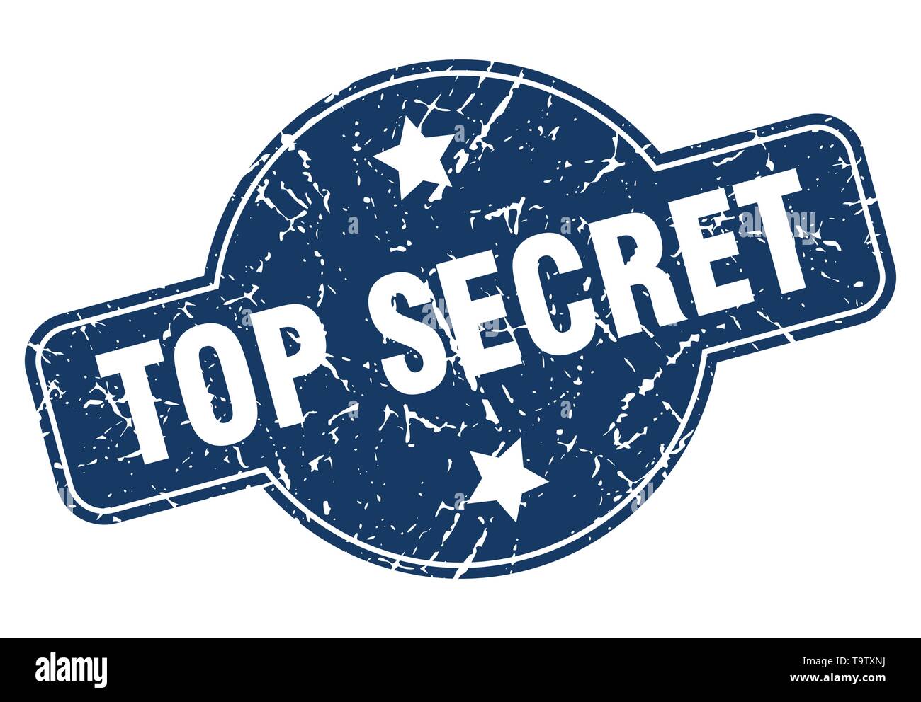 top secret vintage round isolated stamp Stock Vector Image & Art - Alamy