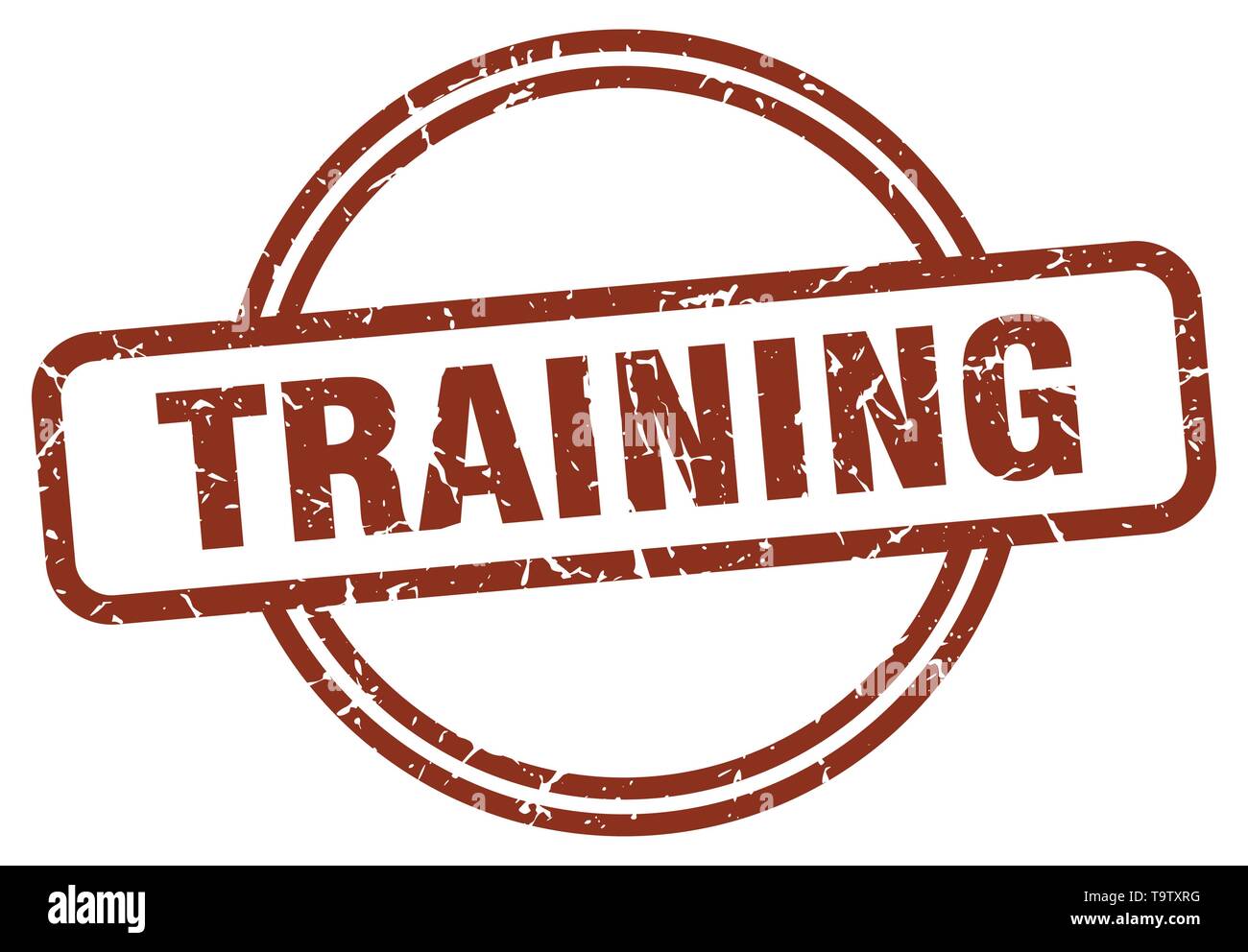 training stamp isolated on white Stock Vector Image & Art - Alamy