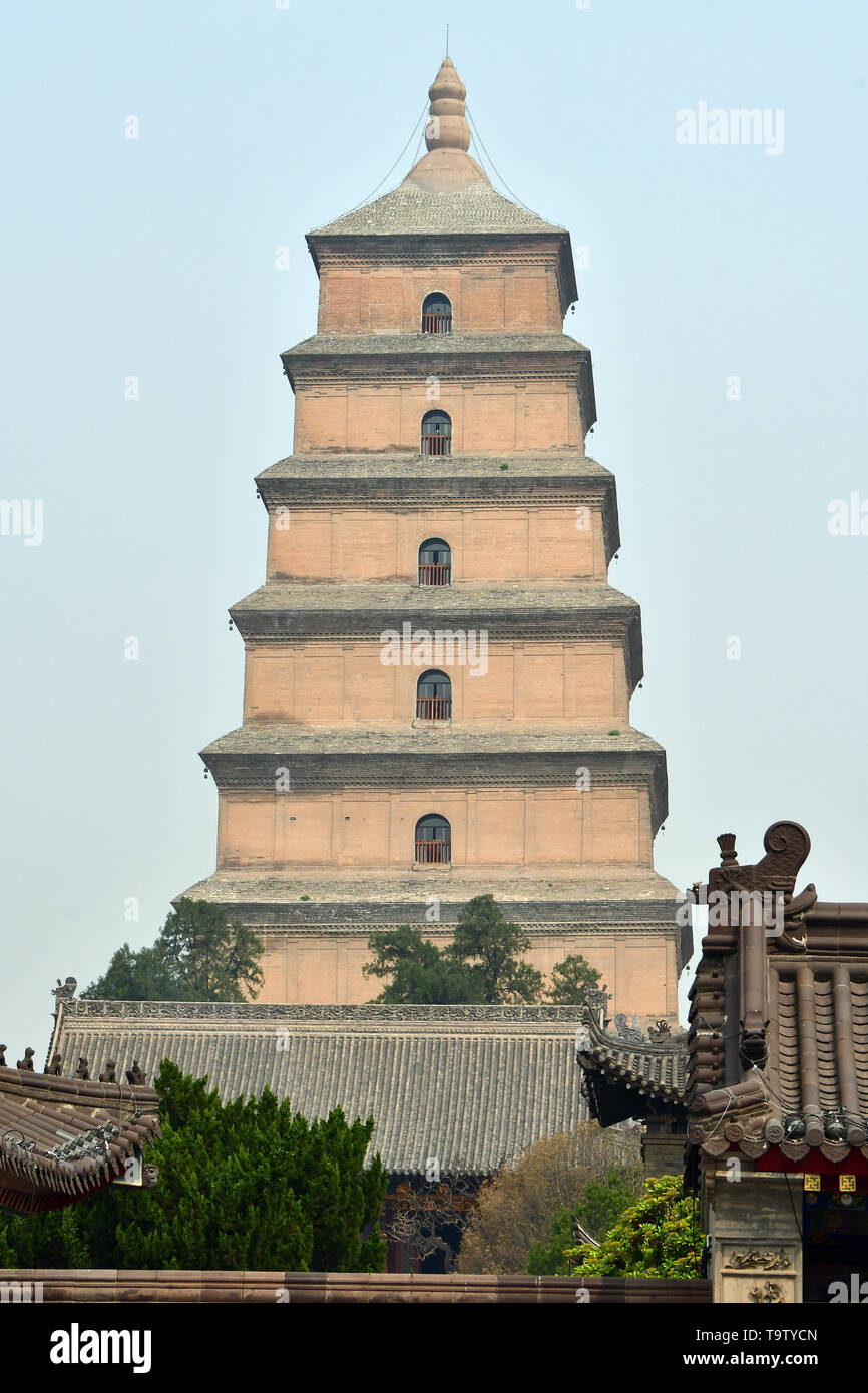 Daci'en Temple komplex, Dàcí'ēn Sì, Giant Wild Goose Pagoda or Big Wild ...