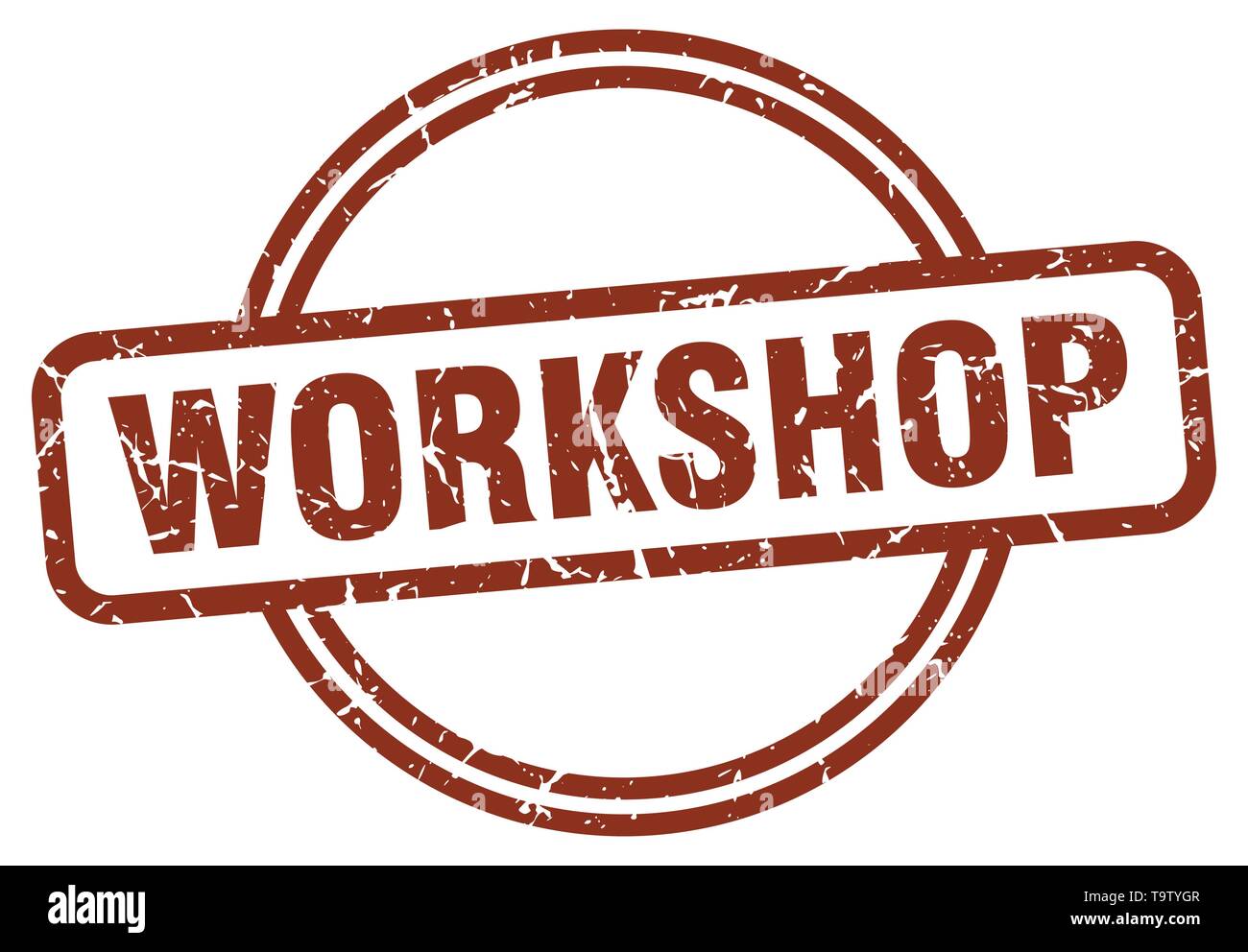 workshop stamp isolated on white Stock Vector Image & Art - Alamy