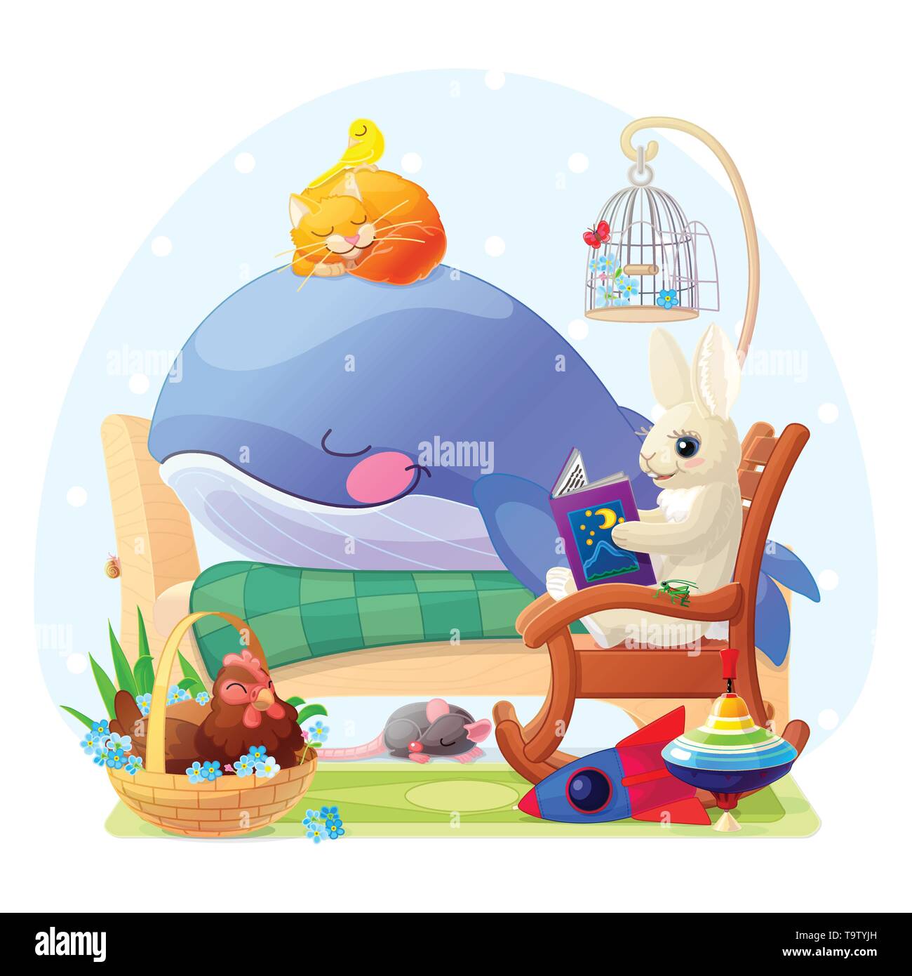 Vintage vintage kids room Cut Out Stock Images & Pictures - Alamy