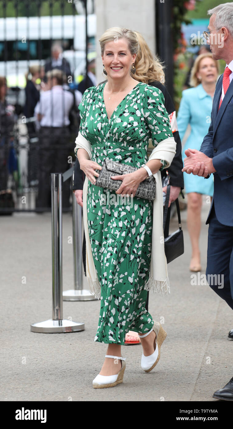 The Countess of Wessex arrives at the RHS Chelsea Flower Show at the ...
