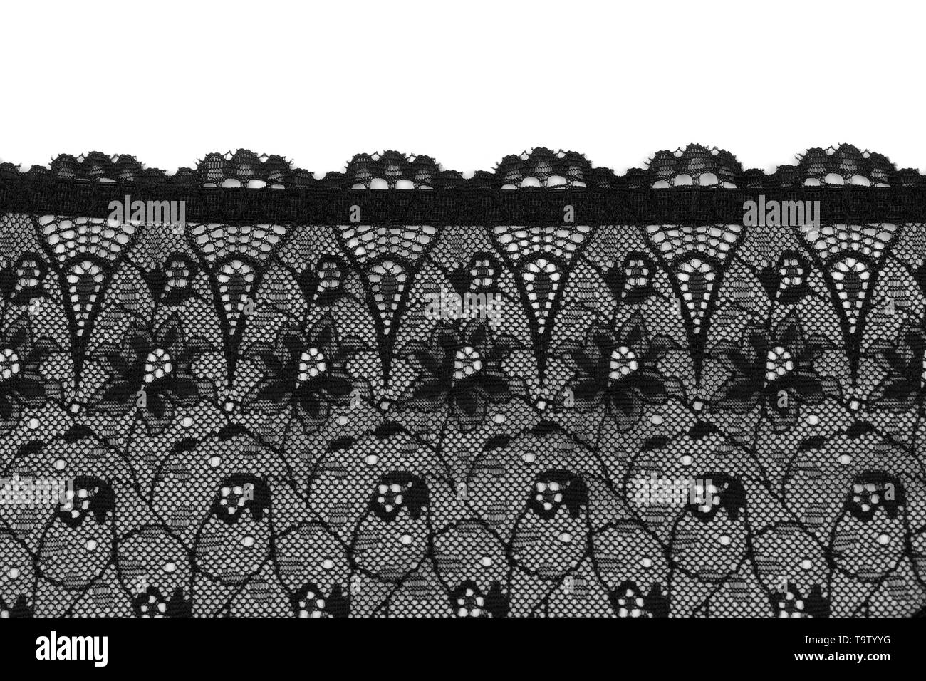 Openwork fabric Black and White Stock Photos & Images - Alamy