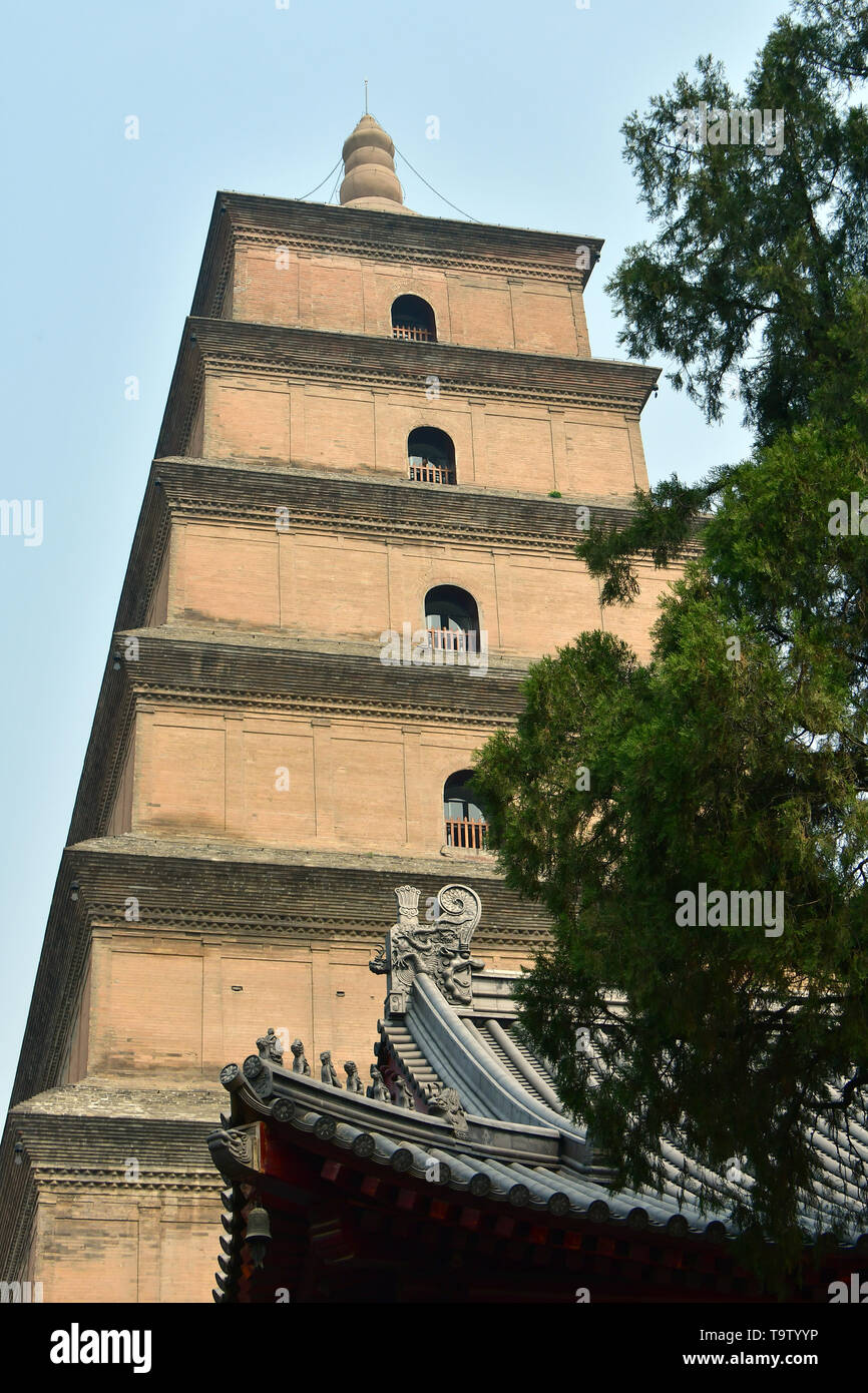 Daci'en Temple komplex, Dàcí'ēn Sì, Giant Wild Goose Pagoda or Big Wild ...