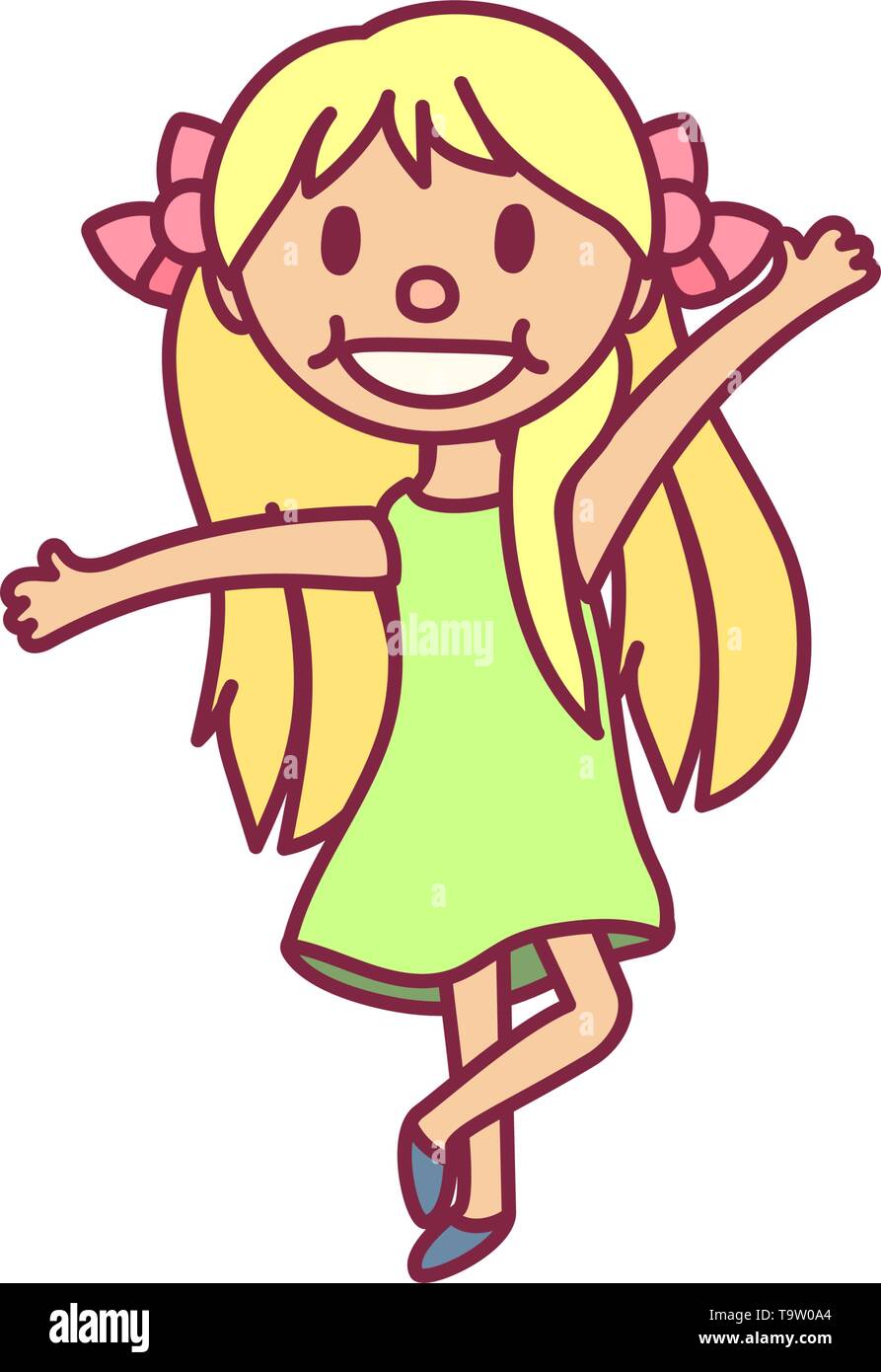 vector cute cartoon kid, child clip art Stock Vector Image & Art - Alamy